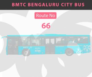 "66" City Bus Route & Timings, Bangalore (BMTC) Map, First & Last Bus